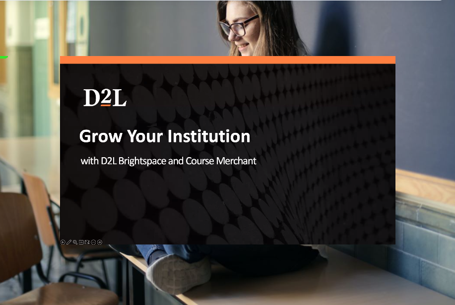 Få din institution til at vokse med D2L Brightspace + Course Merchant ...